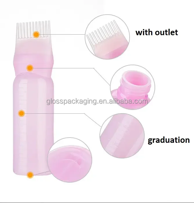4oz 8oz 100ml 120ml 200ml 250ml 500ml Dispenser Empty Nozzle Hair Oil ...