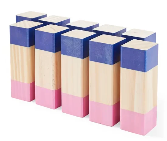 Custom Wooden Viking Kubb Game Set Garden Throwing and Toss Game ...