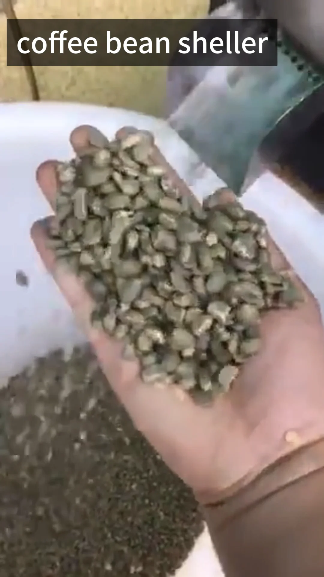 Home Use Automatic Electric Powered Dry Coffee Bean Shell Removing ...