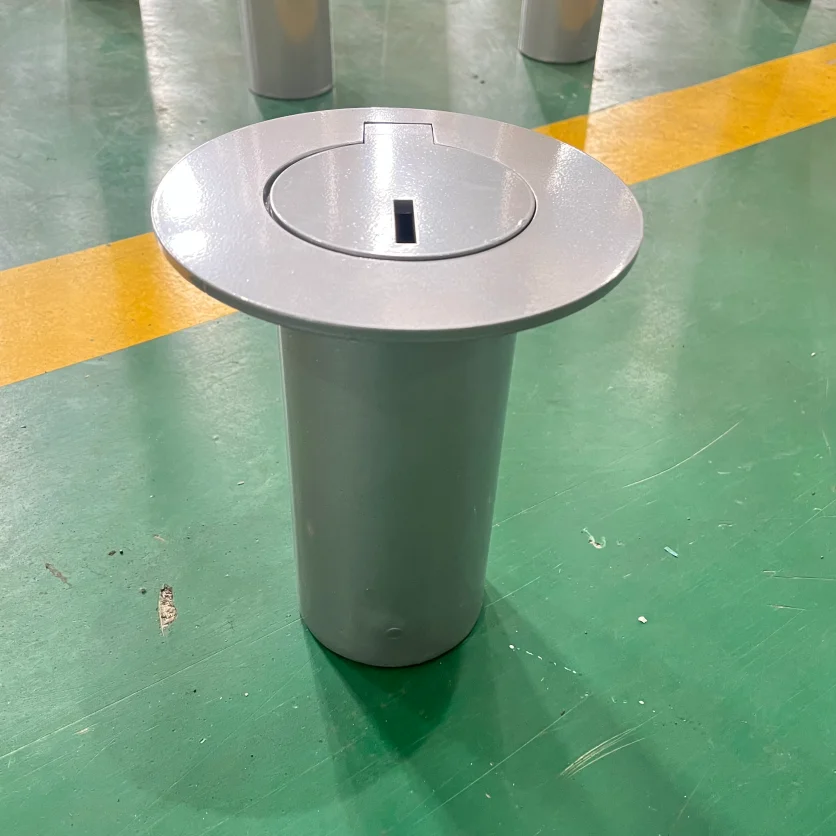 Galvanised Steel Bollard Movable Bollards With Locks Pedestrian ...