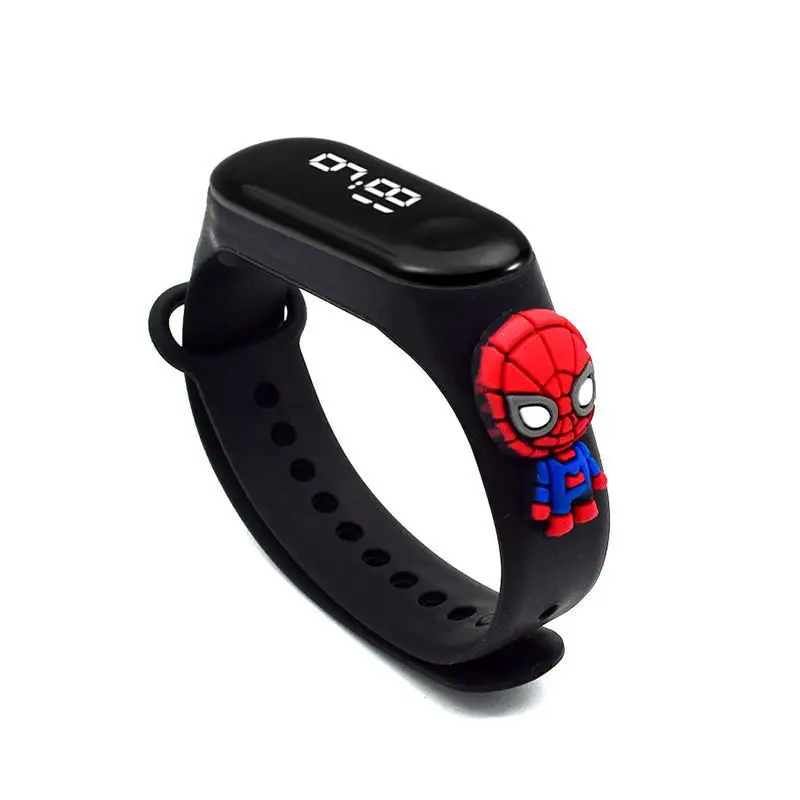 Raymons Cheap Electronic Silicon Kids Gift Watch Saat Bracelet super man sport watches touch watch for year boy baby children