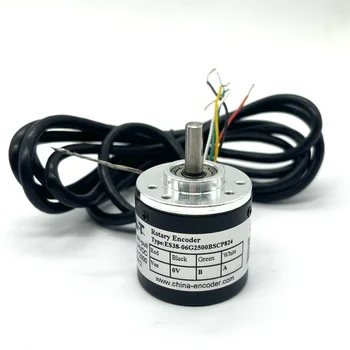 38mm Pushpull Output Incremental Rotary Encoder 5v/5-26v/8-24v 100~5000ppr Calt Es38 Series ...