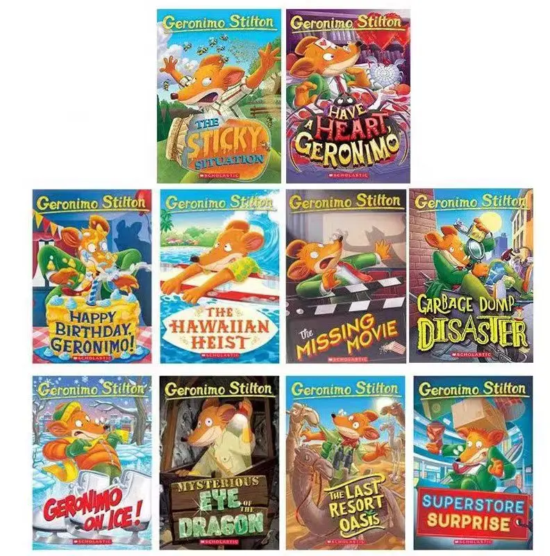 Complete Geronimo Stilton Series - 1-80 Volumes of Eco-Friendly Story ...