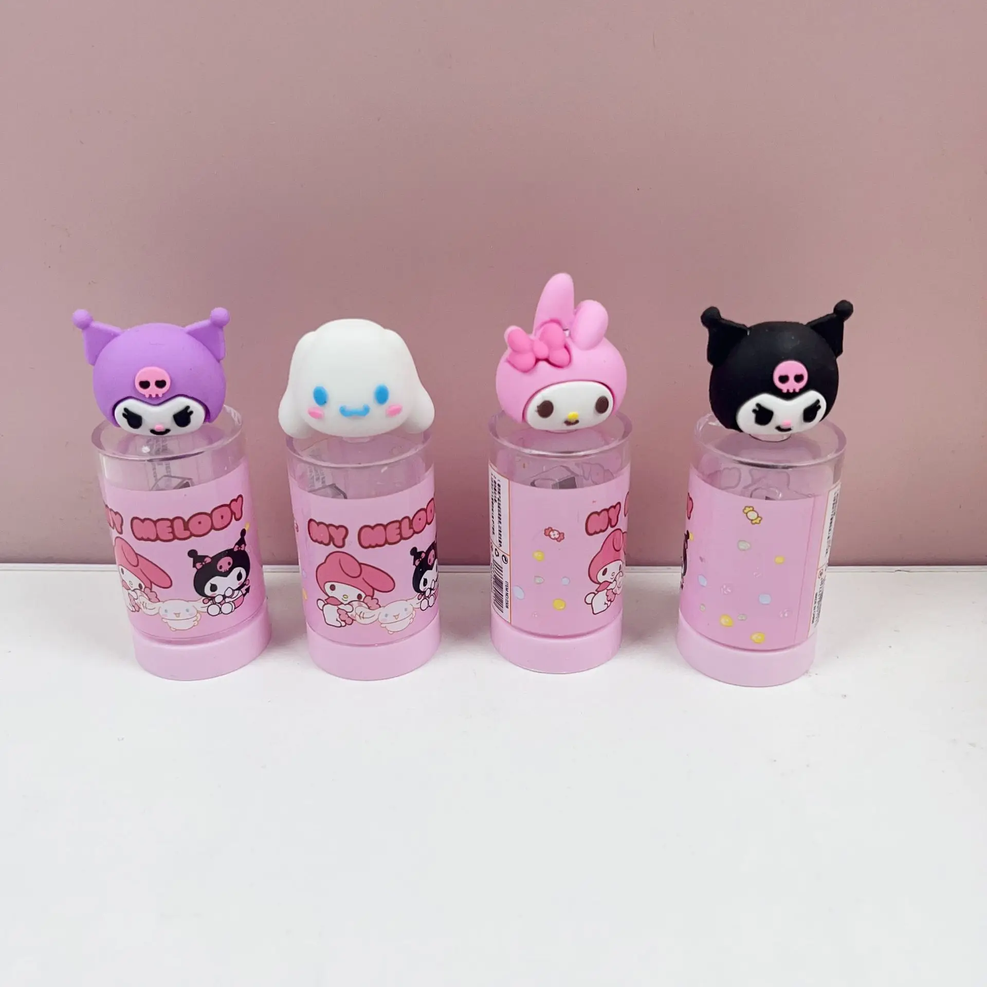 San-rio Kuromi Mymelody Cinnamoroll Pencil Sharpener Student Cartoon ...