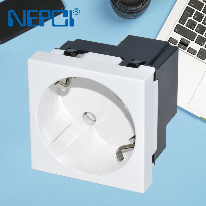 250V 16A Schuko Wall Socket - Durable and Customizable