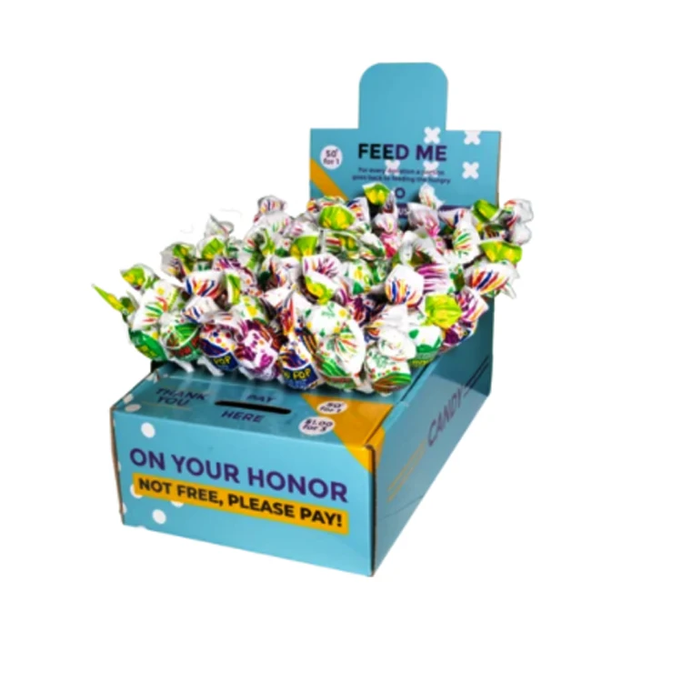 Custom Printed Cardboard Candy Display Box - Fancy Flavors