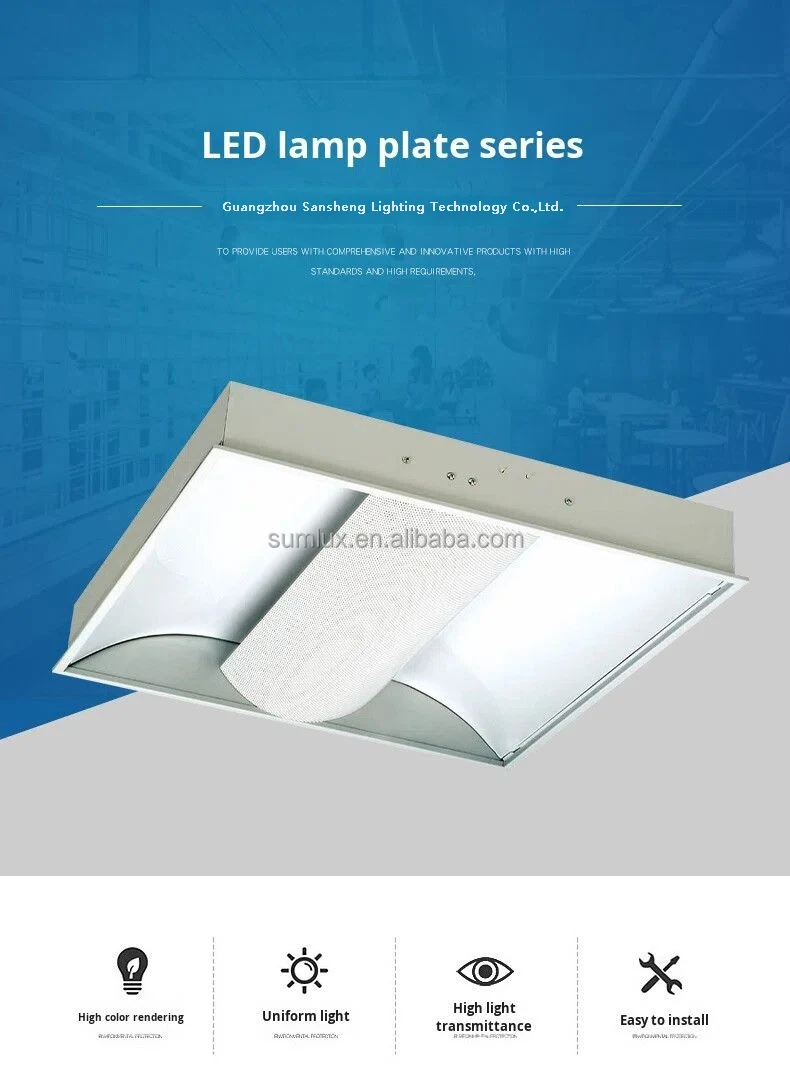 LED Troffer Light 2x2FT Recessed Indirect Luminaire for Office| Alibaba.com