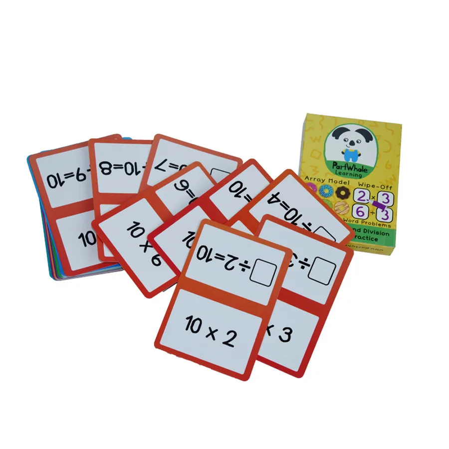 Educational Talking Kids Playing Cognitive Cards Toddler Learning Flash ...