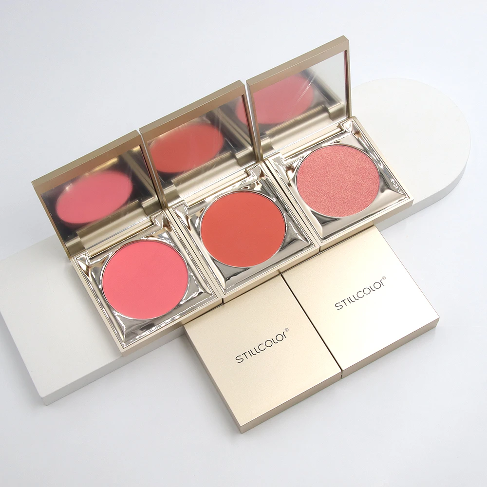 Wholesale Low Moq Organic Single Blush Powder Palette With Customized ...
