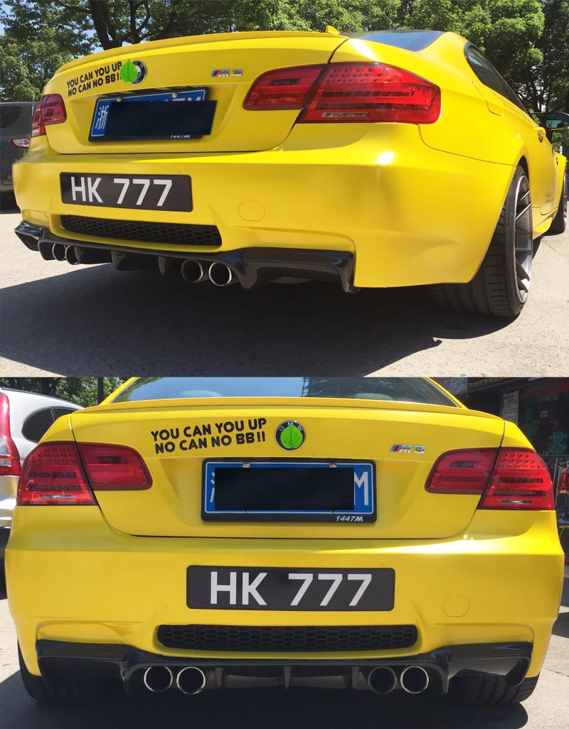 E92 M3 Carbon Fiber Rear Diffuser Rear Bumper Lip E93 Rear Diffuser For ...