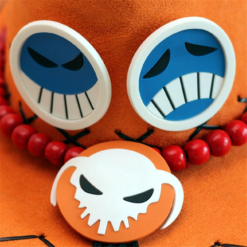 One Piece Luffy Cowboy Fedora Hat for Cosplay & Parties - Unisex ...