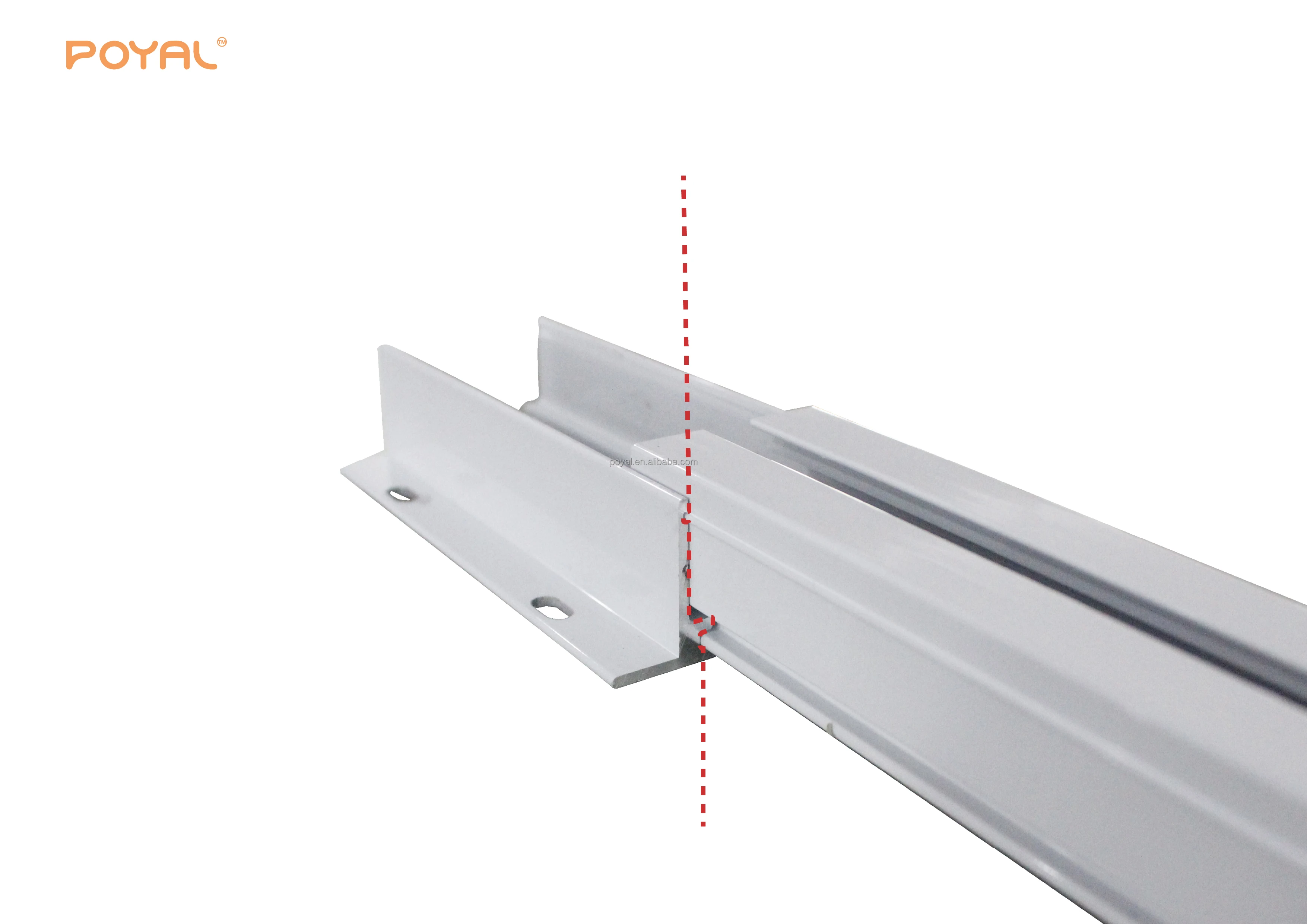 Custom Length Aluminum Electric DrapesTrack Flexible Ceiling Curtain ...