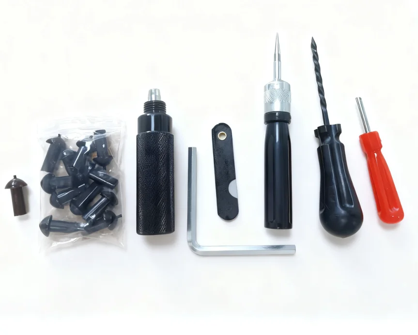 Car Motorcycle Tire Repair - Emergency Mushroom Plug Kit
