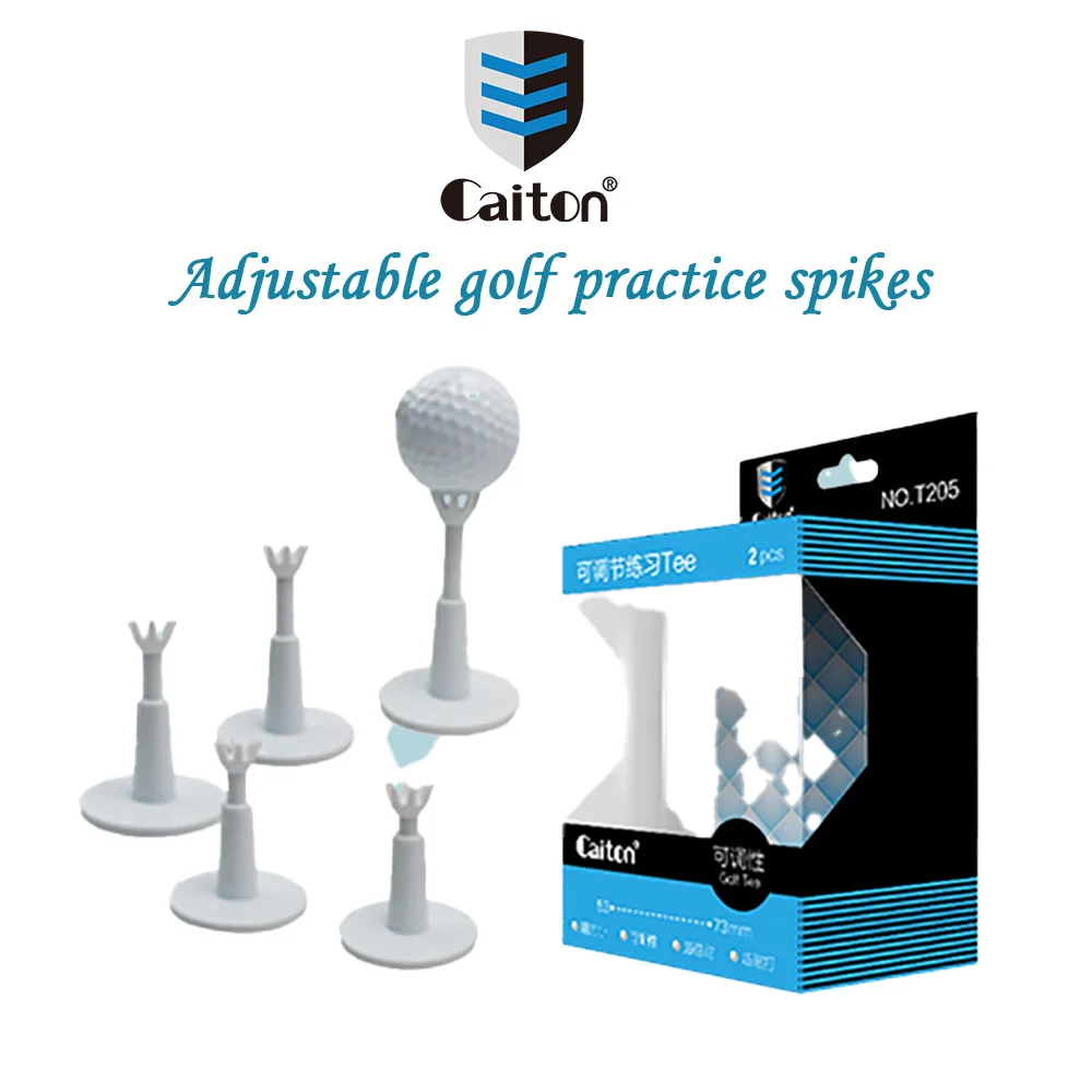 Caiton Adjustable Golf Tees - Perfect for Driving Range