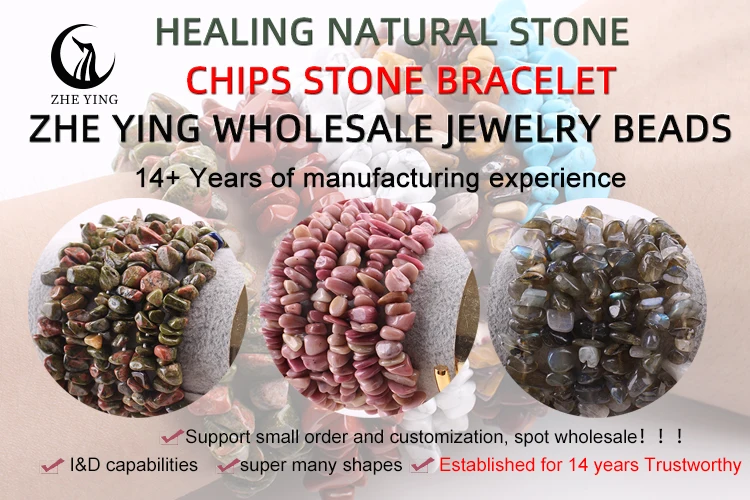 Zhe Ying Crystal Bracelets - Healing Natural Stone Chips