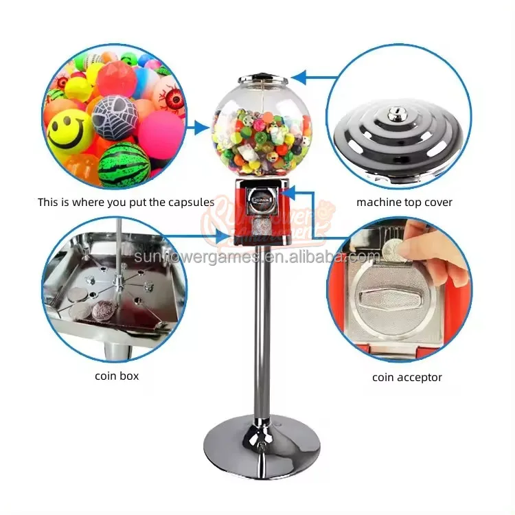 Coin Operated Candy & Capsule Vending Machine for Sale
