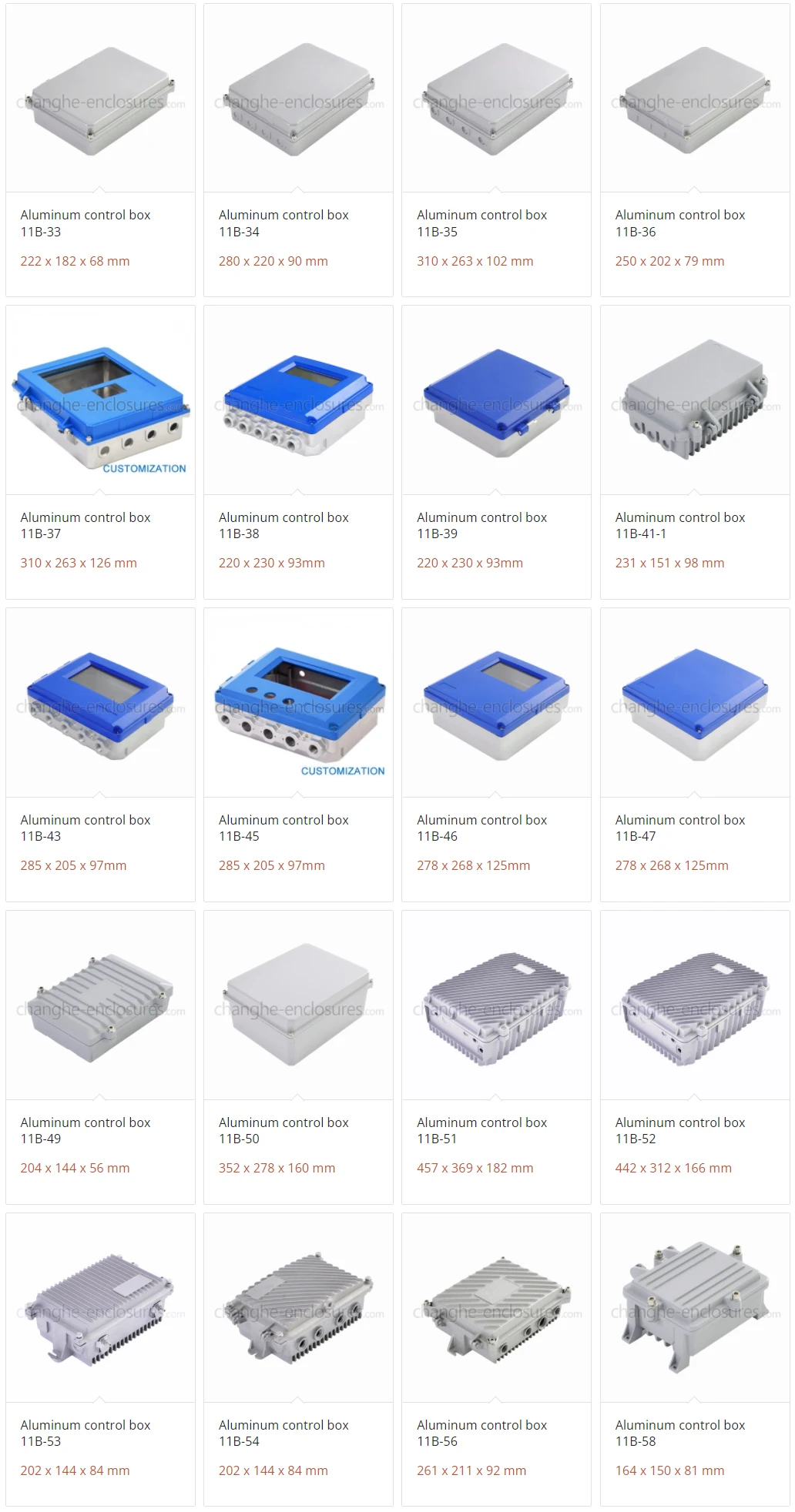 CHANGHE IP65 Aluminium Electronics Enclosure - Durable & Customizable