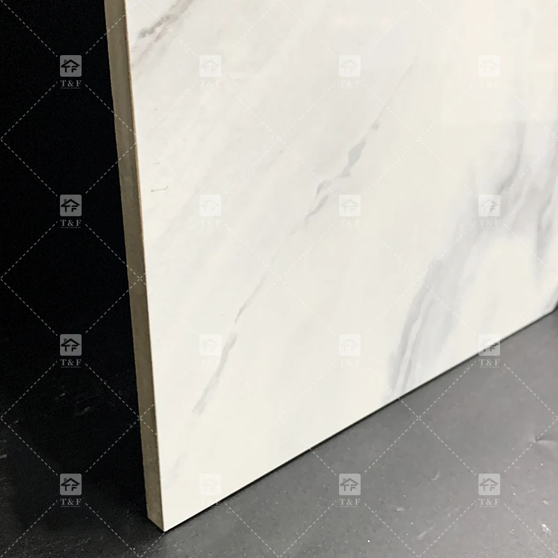 Luxury Panda White Porcelain Tiles - Marble Look Design