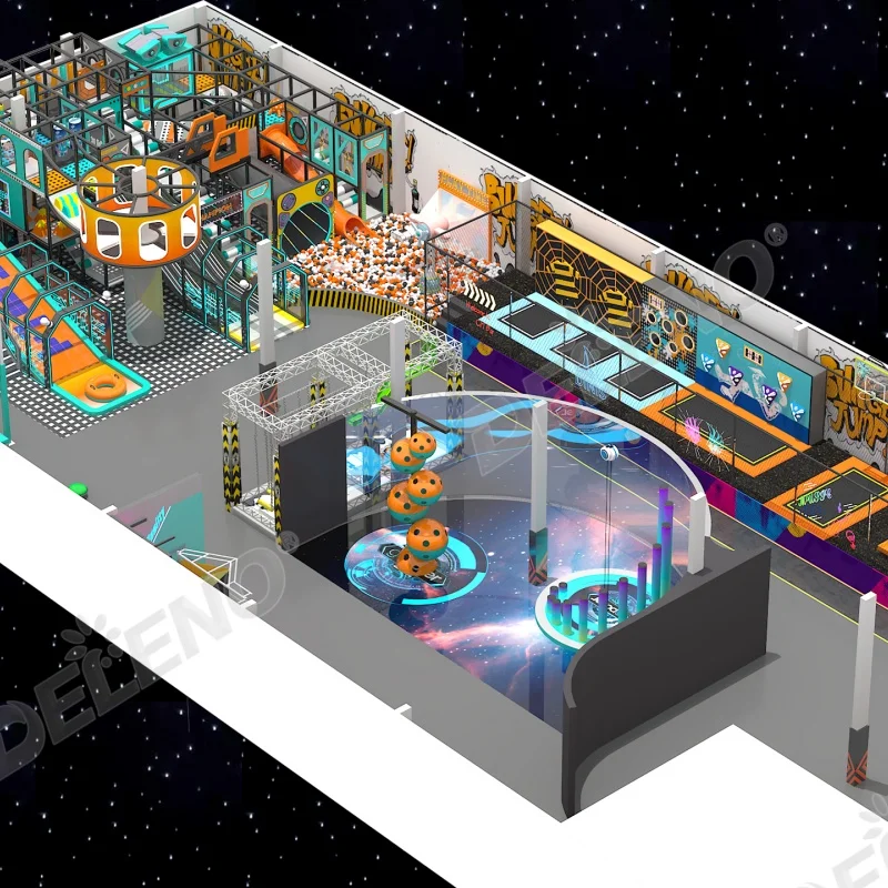 Commercial Amusement Park Customized Indoor Playground Kids Game Play ...