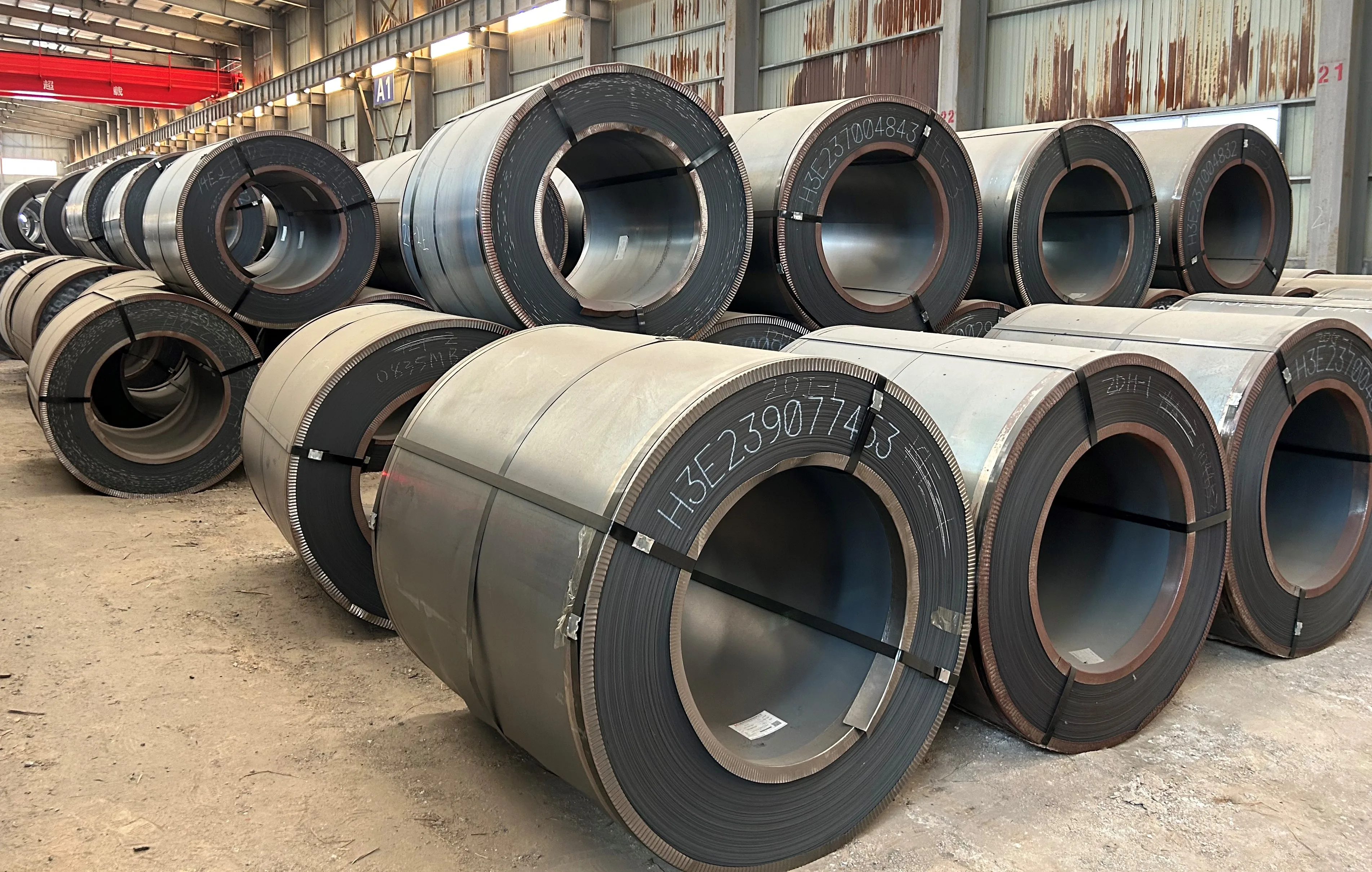 High Quality S235jr Black Ms Carbon Iron Coil Hot Rolled Carbon Steel Coil - Buy Hrc Coil,Hot ...