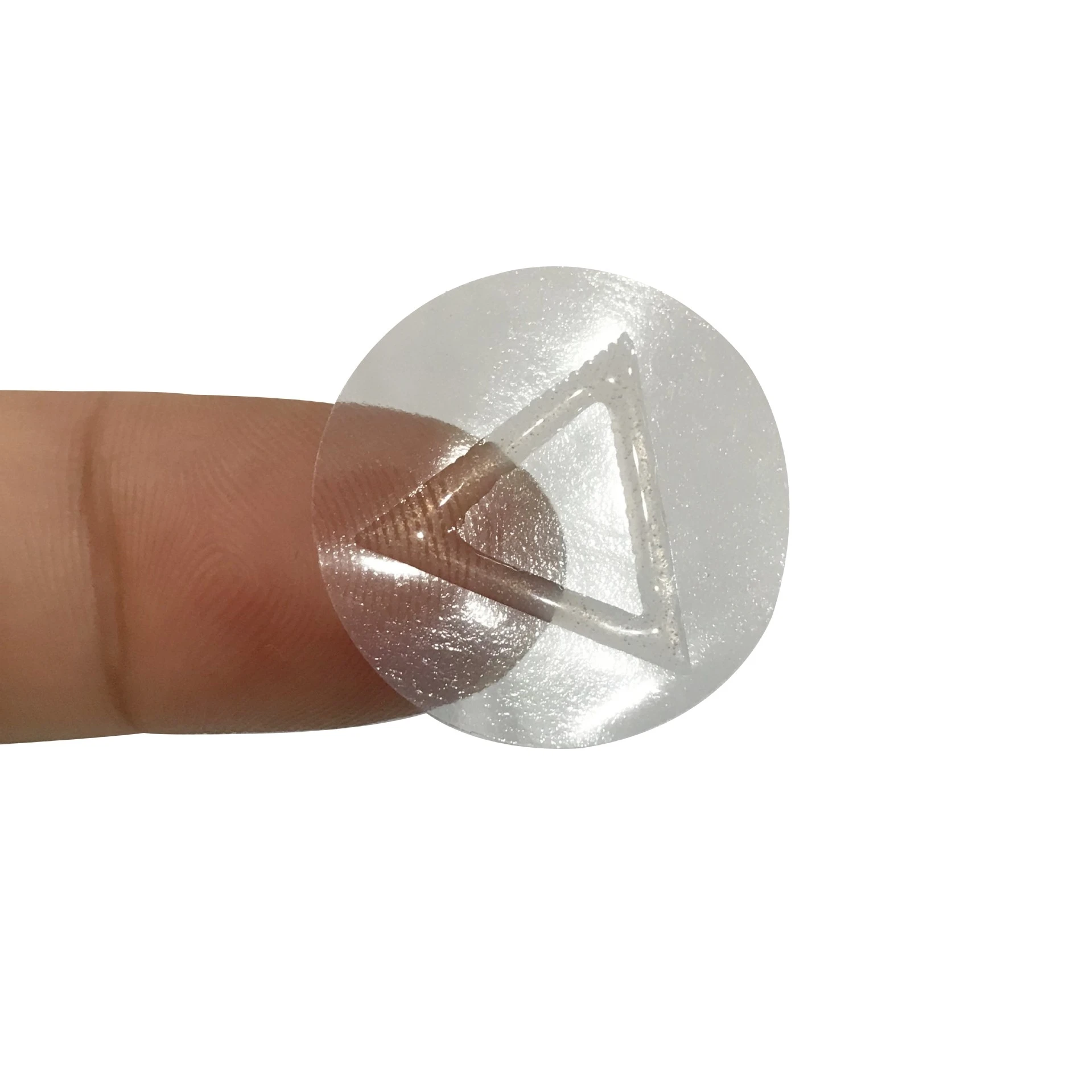 Recyclable Pet Transparent Braille Adhesive Tactile Warning Triangle ...