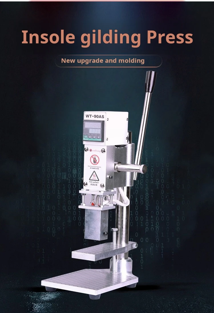 Hot Foil Press Stamping Machine Printer Embossing Brass Alphabets ...