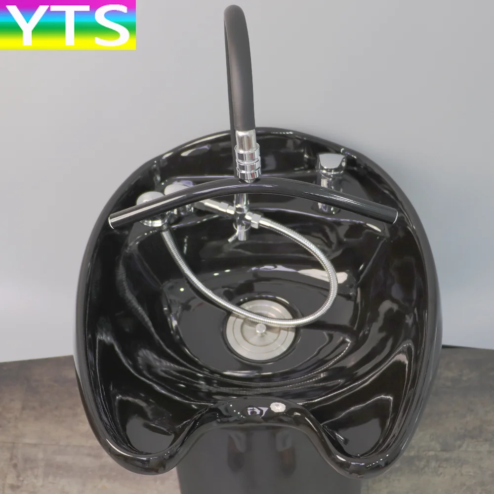 Salon Equipment Hair Washing Sink With Accessories Adjustable Height ...