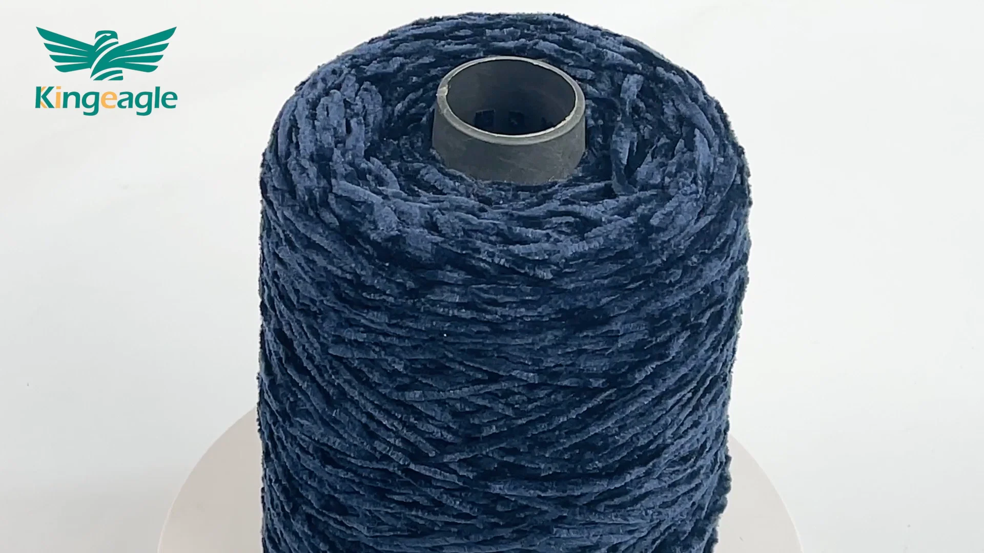 Kingeagle 100% Polyester Chenille Chunky Yarn Microfiber Colored Velvet ...