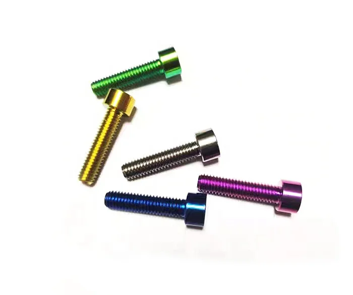 Din912 Hexagon Socket Countersunk Head Screws Titanium Tc4 Screw Bolts - Buy Allen Socket Screw ...