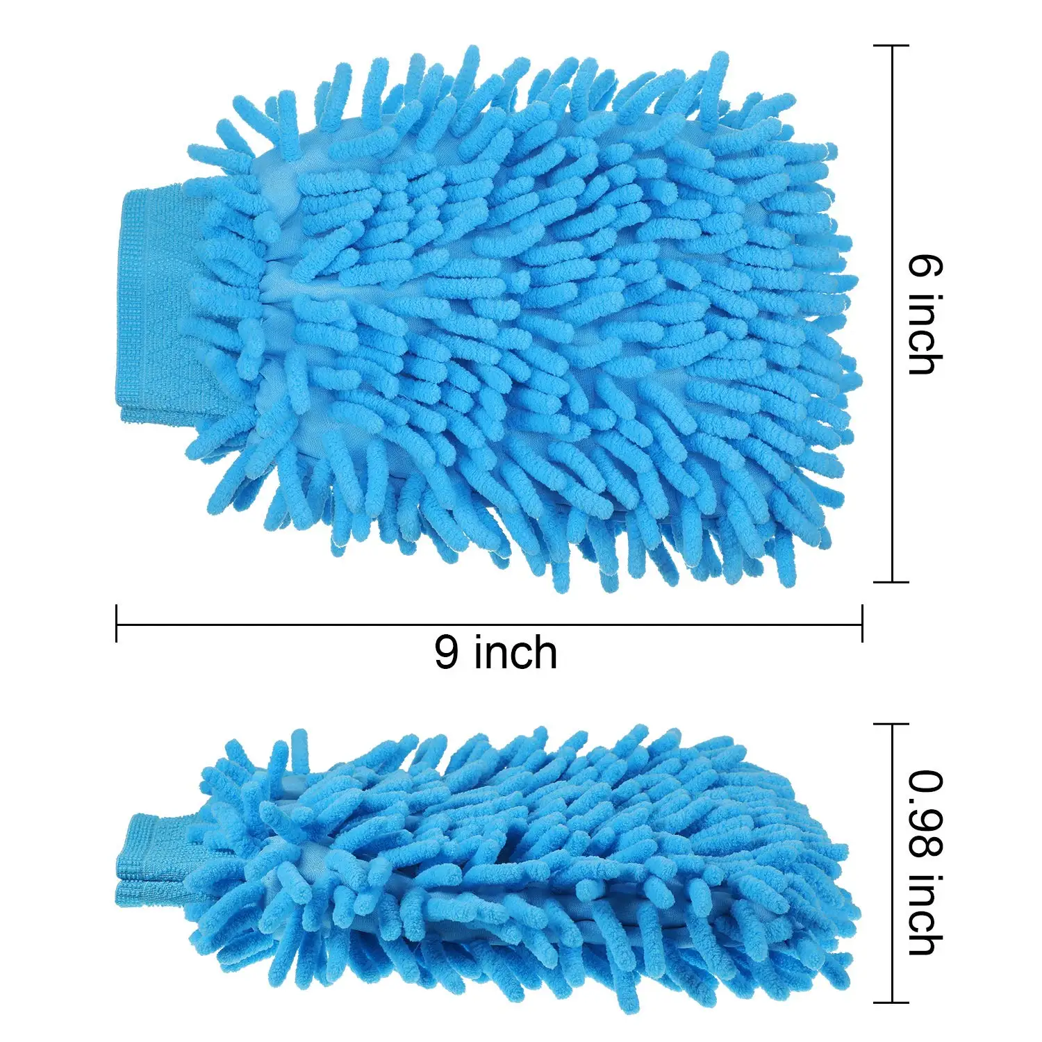 Factory Price Microfiber Auto Hand Soft Chenille Towel Double Side ...