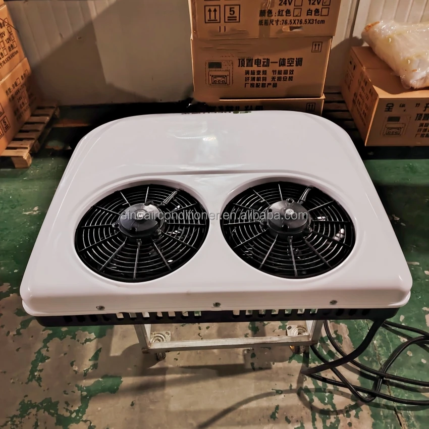 Electric Rooftop Cabin Cooler 12V 24V AC System 24 Volt Parking Roof ...