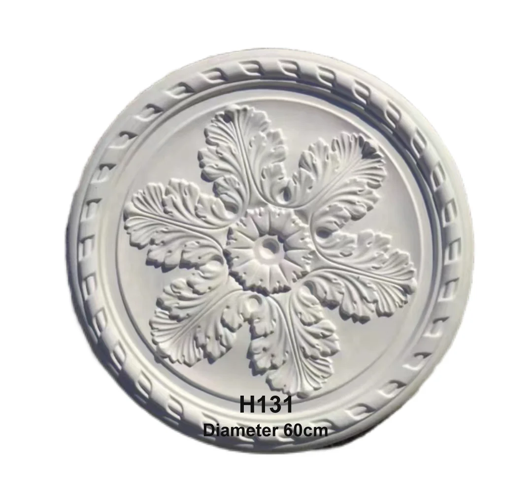 Interior design Decorative Fiberglass Panels Mouldings Ceiling Lamp ...