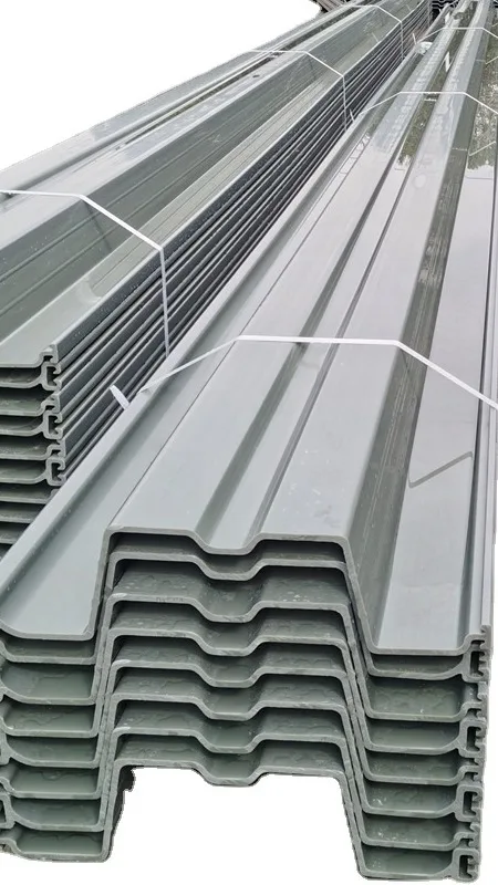 Ecological Vinyl Sheet Pile System For Slope Protection And Flood ...