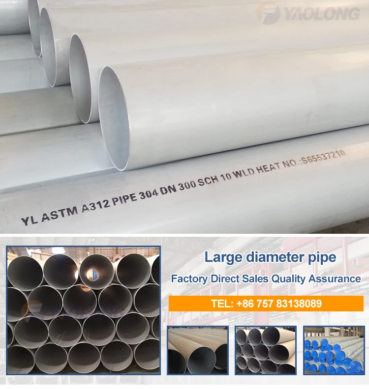 Asme B36.19 Standard Sch5s Sch10s Sch40 18 Inch Seamed Seamless ...