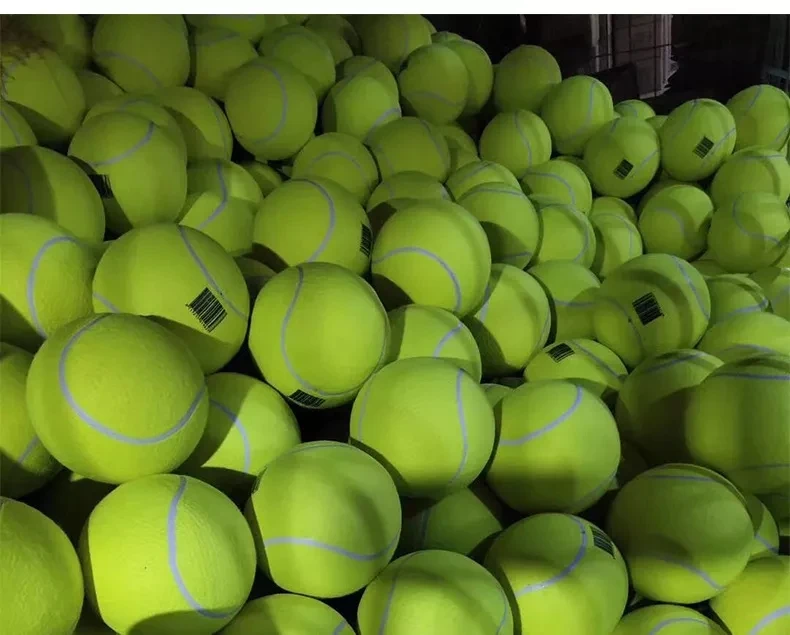 8" Giant Tennis Ball Rubber Inflatable Dog Balls Durable Large ...