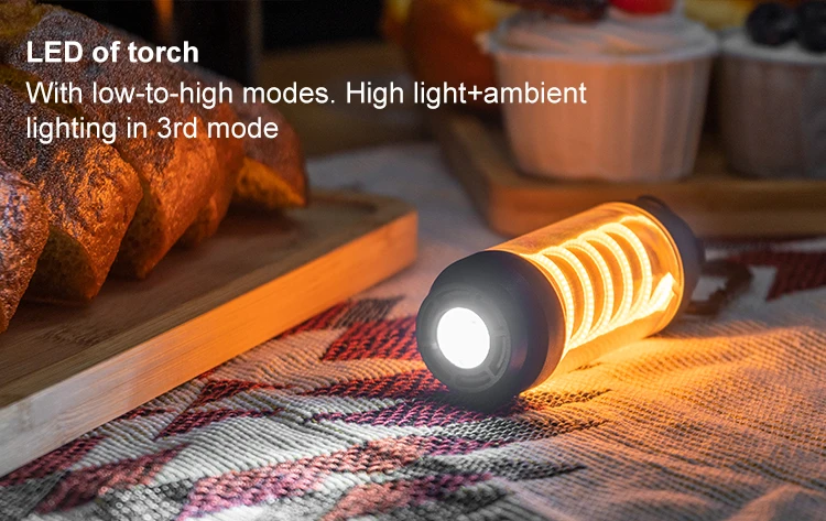 Retro Camping Stick Lantern - Durable, Waterproof, and Bright