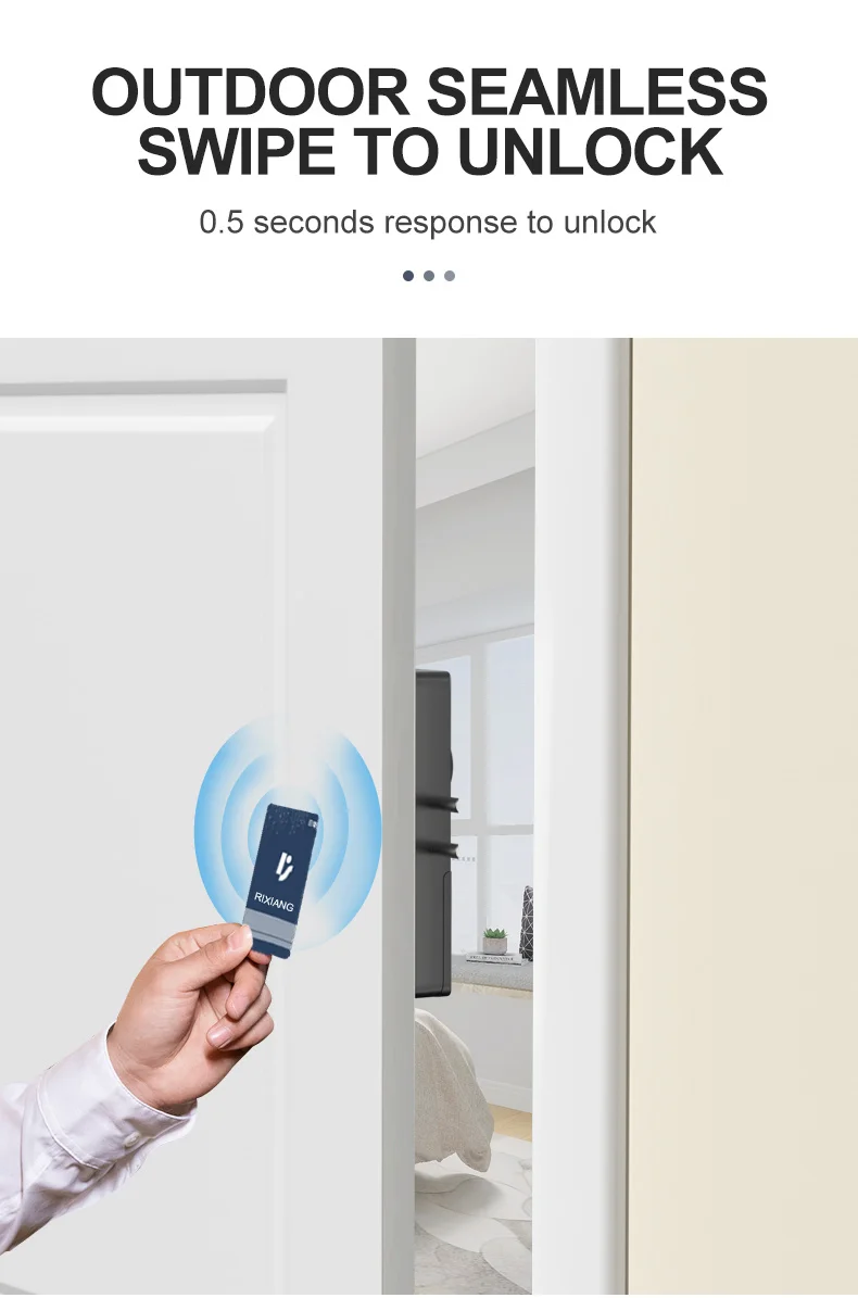 Invisible Smart Lock - Blackswipe Keyless Door Lock