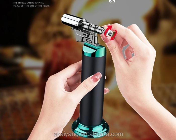 High-Temperature Flame Inflatable Metal Lighter for Kitchen Outdoor ...