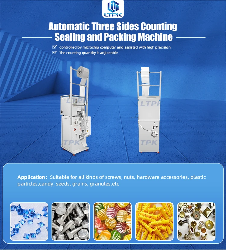 Automatic Small Parts Screws Milk Candies Sweets Red Dates Bag Sachet ...