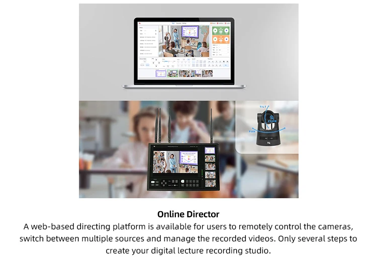 Live Streaming PTZ 4K Camera Classroom Recording Solution Lecture ...