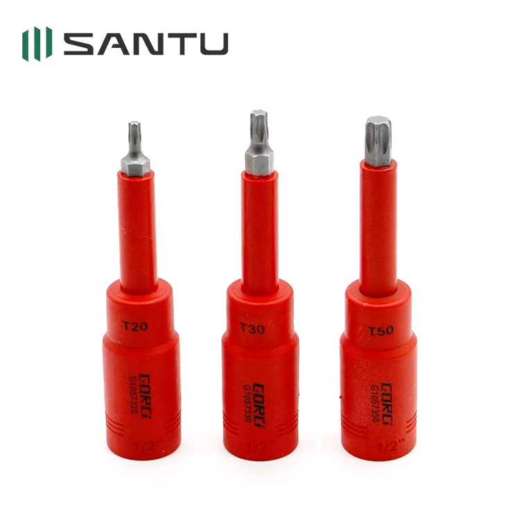 Santu 1000v Vde Gs Certificate Tool 1/2" Long Version Insulated Socket ...