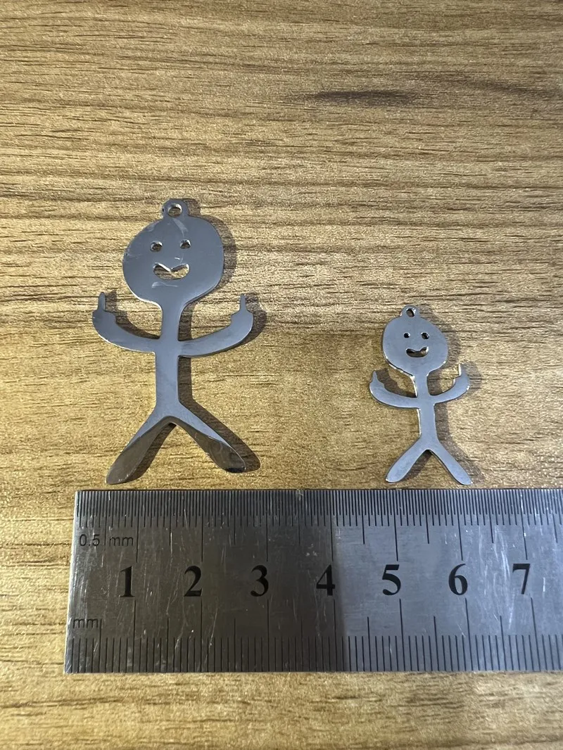 2023 Funny Middle Finger Stickman Keychain Cute School Bag Car Key ...