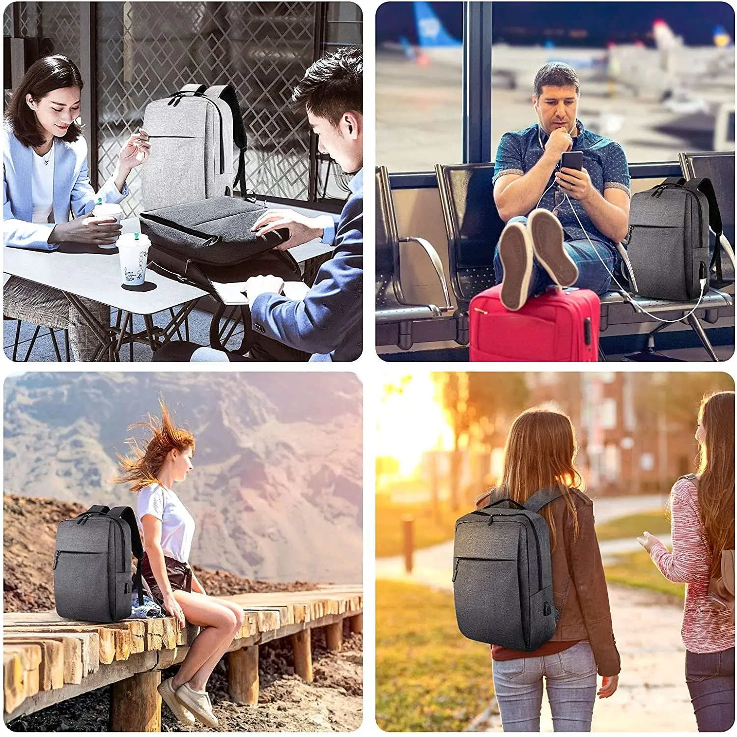 Portable 15.6 Inch Waterproof Computer Bag Men Messenger Bag Business ...