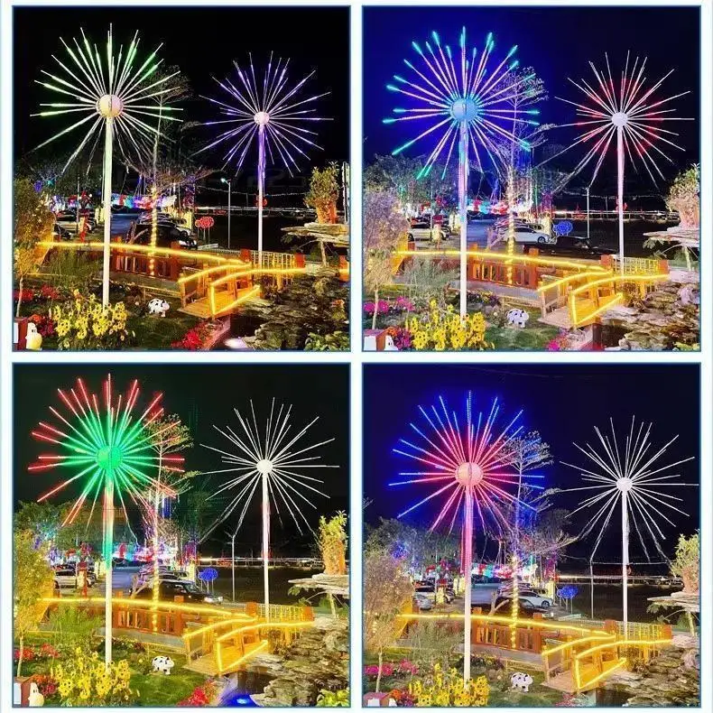 Holiday Christmas Decoration LED Firework Lights Outdoor