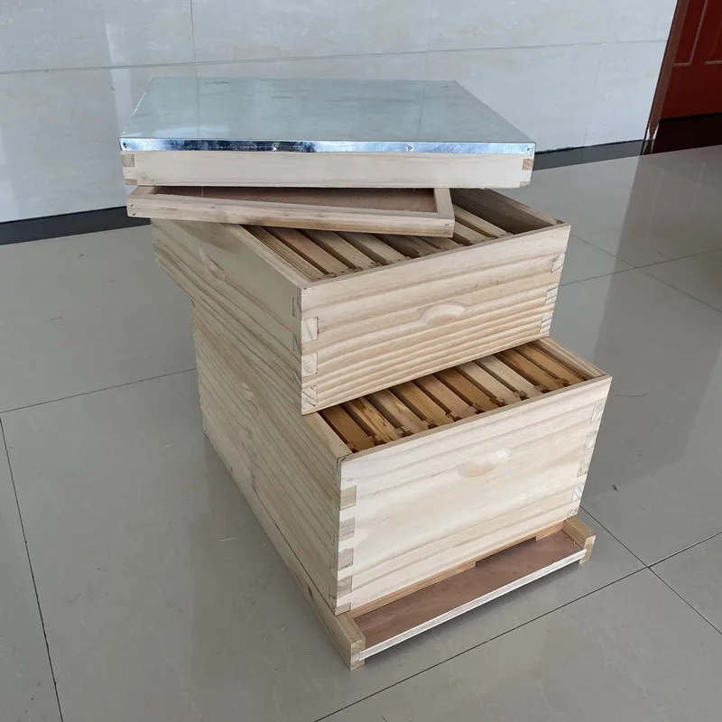Pine or Fir Wood Langstroth Beehive - Quality & Durability