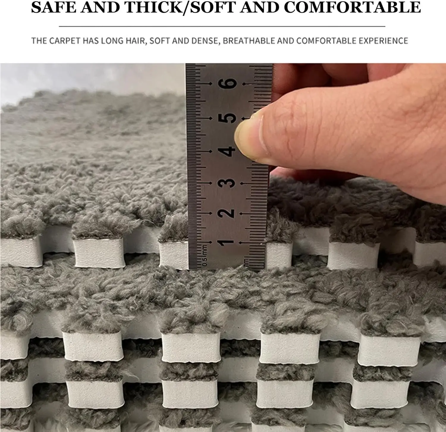 Soft and Fluffy Floor Mats - Perfect for Living Room & Bedroom