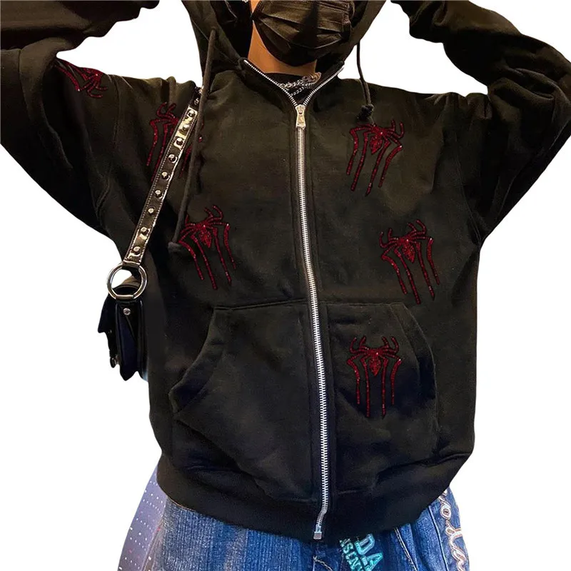 Chm86 Custom Rhinestone Logo Wholesale Full Face Jacket Hip Hop ...