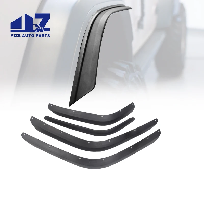 Offroad Black Fender Guard Wheel Eyebrow 4X4 Accessory