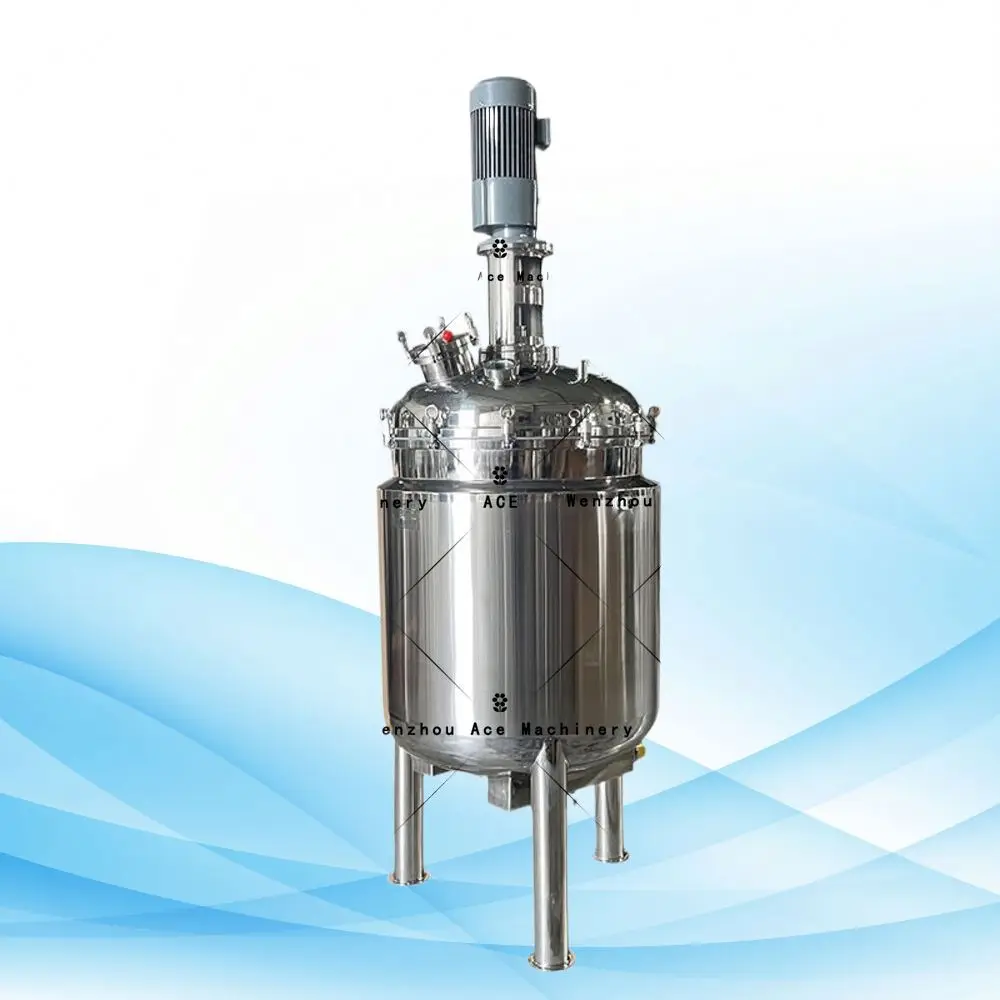 10000L Jacketed Heating Stirred Chemical Reactors For Paint, Resin ...