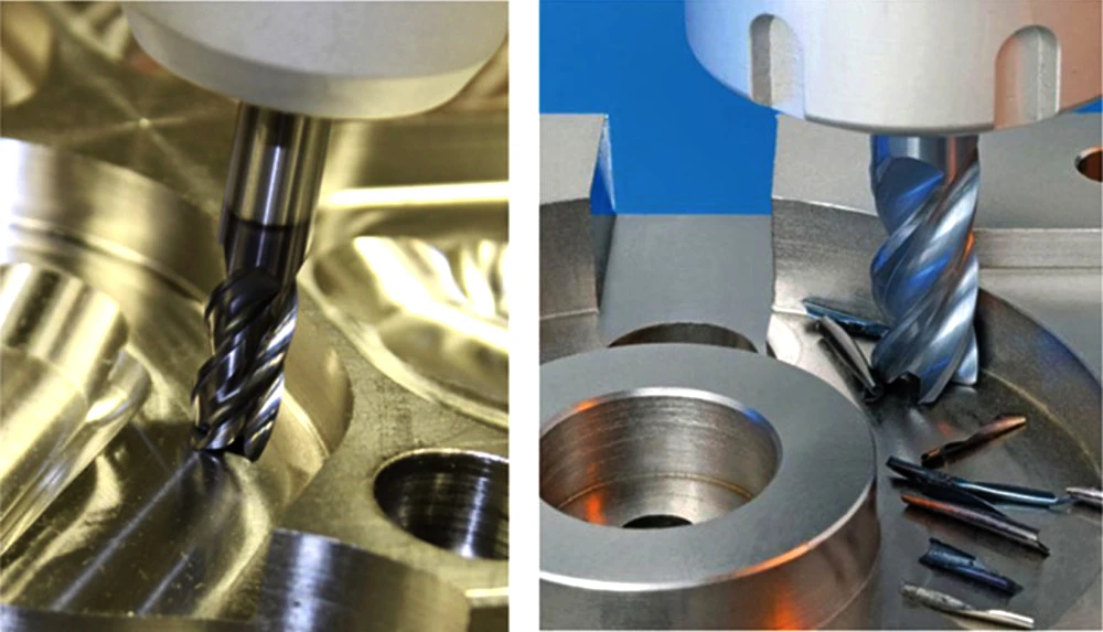 Zccct High Performance Hrc55 Pm Flat Mills Ball Nose Cutters Torus ...